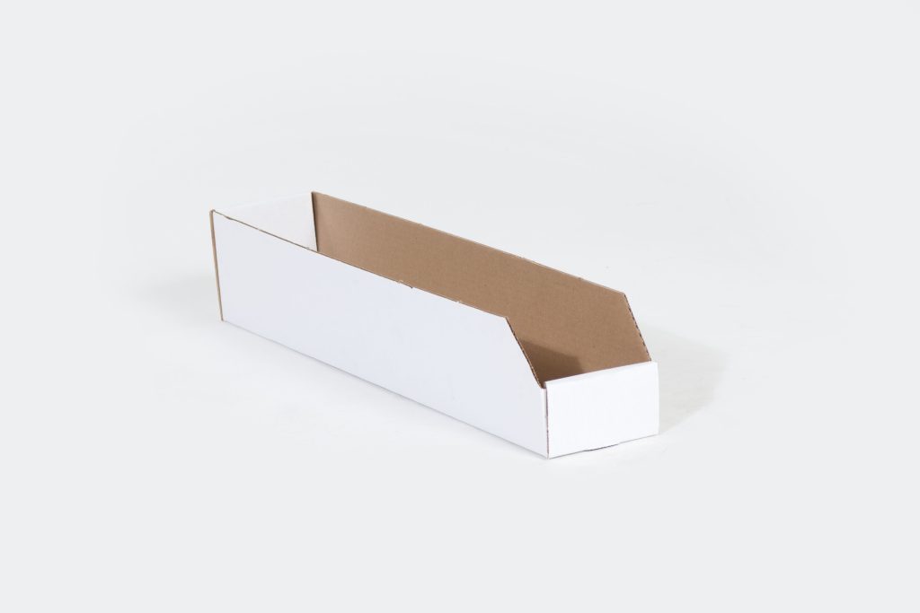 12 x 18 x 4 1/2" Open Top Bin Box - M&G Packaging